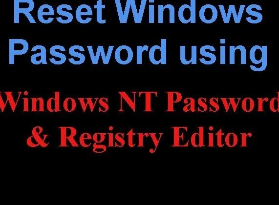 How to Reset Your Windows Password using Offline NT Password Registry Editor - Yandex Video ...
