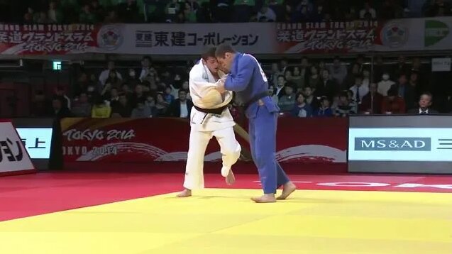 Avtandil Tchrikishvili (GEO) vs Victor Penalber (BRA) -81kg Tokyo Grand Slam 2014 - Смотреть ...