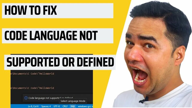 How to fix Code language not supported or defined in Visual Studio Code on Windows - Yandex ...