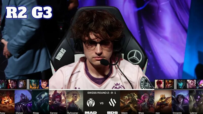 MAD vs BDS | Day 2 LoL Worlds 2023 Swiss Stage | Mad Lions vs Team BDS full - Смотреть онлайн в ...