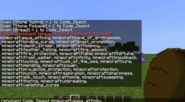 Using Commands in Minecraft: Making Some Items with Special Powers via the /enchant command | 1. ...
