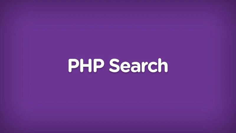Creating a PHP Search