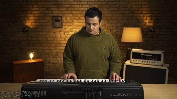 Синтезатор Yamaha PSR-Sx600 - функциональная рабочая станция - Смотреть ...