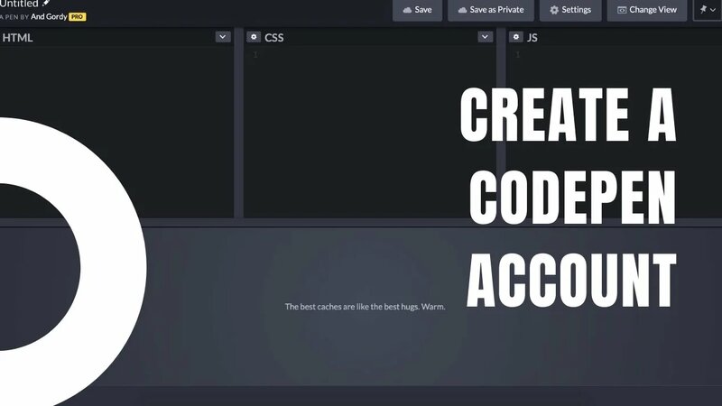Create a CodePen account - Смотреть онлайн в поиске Яндекса по Видео