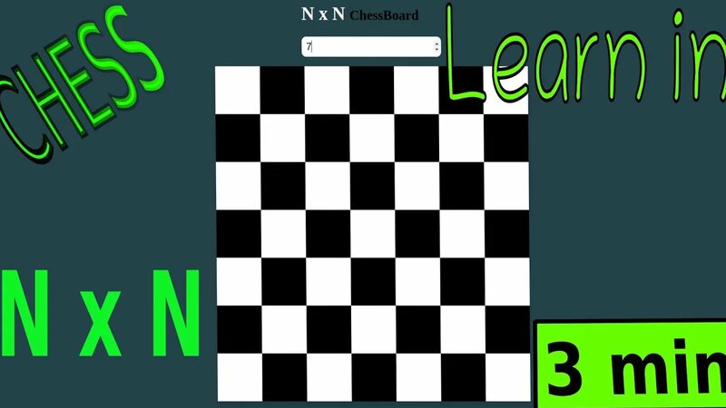 How to Make NxN Chess Board in React.js | Project | Beginner | HTML | CSS - Смотреть онлайн в ...