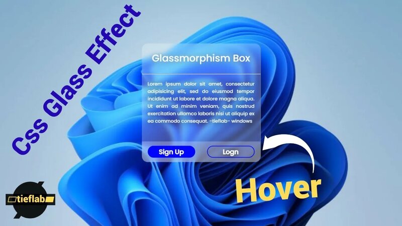 Glass Effect in HTML and CSS | Glassmorphism - Смотреть онлайн в поиске Яндекса по Видео