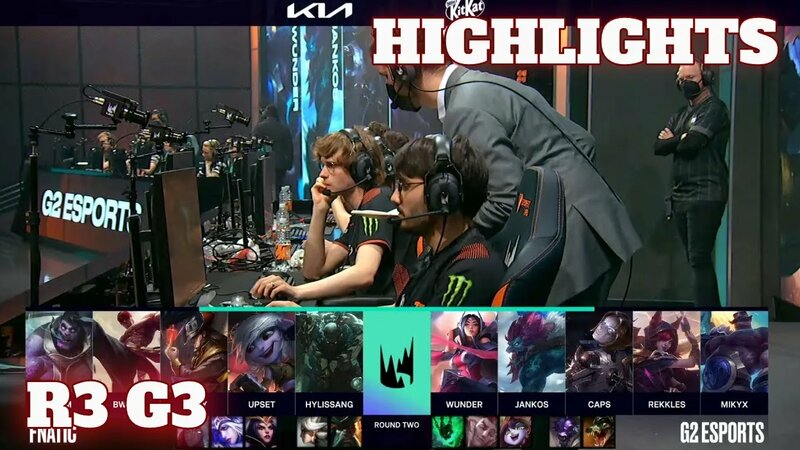 G2 vs FNC - Game 3 Highlights | Round 3 LEC 2021 Summer Playoffs | G2 Esports vs Fnatic G3 ...