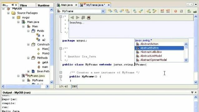 Работаем с GUI. Работа с JFrame. Урок 131 - Смотреть онлайн в поиске Яндекса по Видео