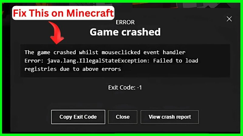 Fix Minecraft: Game crashed mouseclicked event handler - Смотреть онлайн в поиске Яндекса по Видео