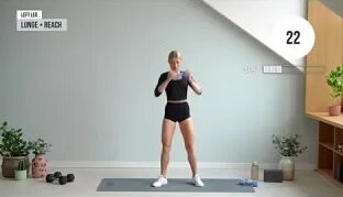 20 MIN Sweaty Cardio HIIT - Quick Intense ALL Standing Home Workout with weights - Смотреть ...