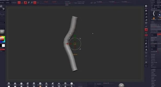 Bend Curve Deformer - ZBrush Tutorial - Смотреть онлайн в поиске Яндекса по Видео