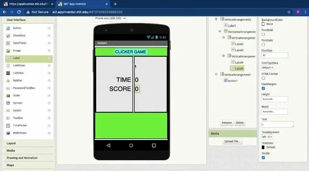 MIT APP Inventor Tutorial- 1 Clicker GAME (PART-1 Design) #mitappinventor - Смотреть онлайн в ...