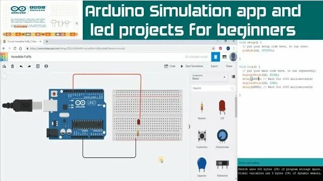 Best Arduino Simulation Software | Arduino LED Projects - Смотреть онлайн в поиске Яндекса по Видео