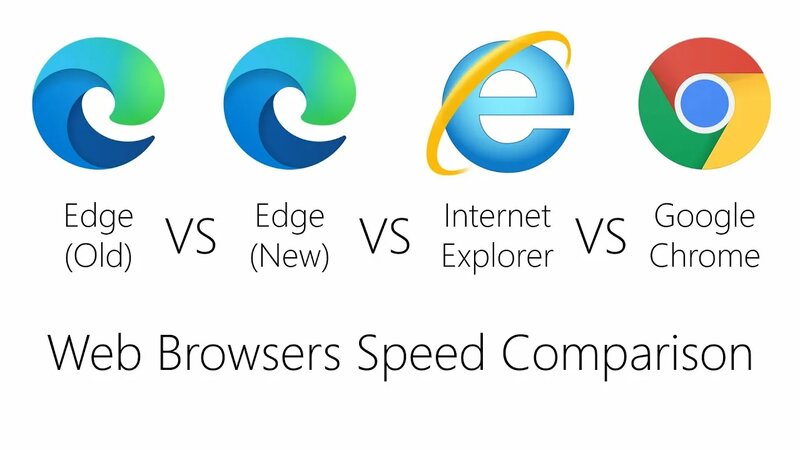 Web Browser Comparison - Edge(Old) VS Edge(New) VS Internet Explorer VS Google Chrome...