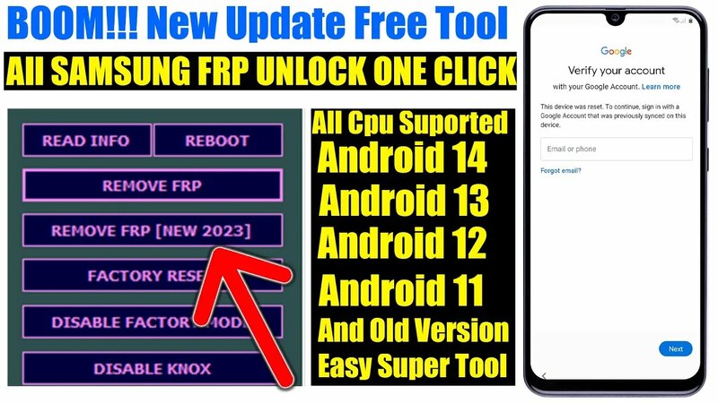 All Samsung FRP Bypass 2024 Enable ADB Fail android 11 12 13 New frp tool - Смотреть онлайн в ...