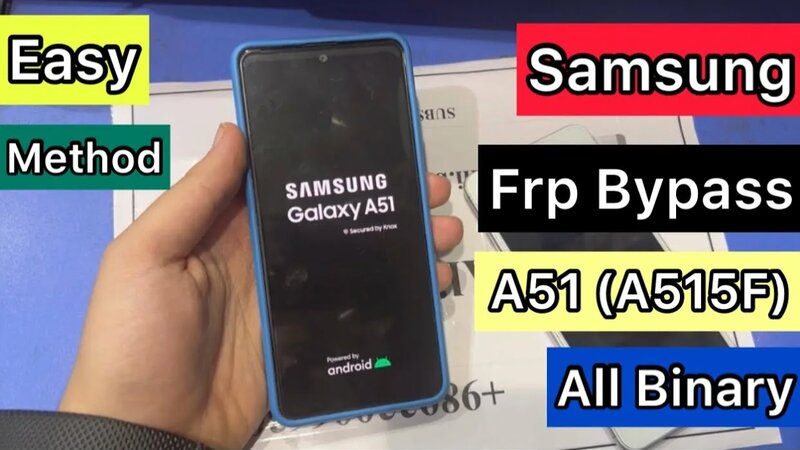 Samsung A51 (SM-A515f) U5 U6 U7 U8 Frp Bypass Google Account Android 11|Alliance Shield X Not ...