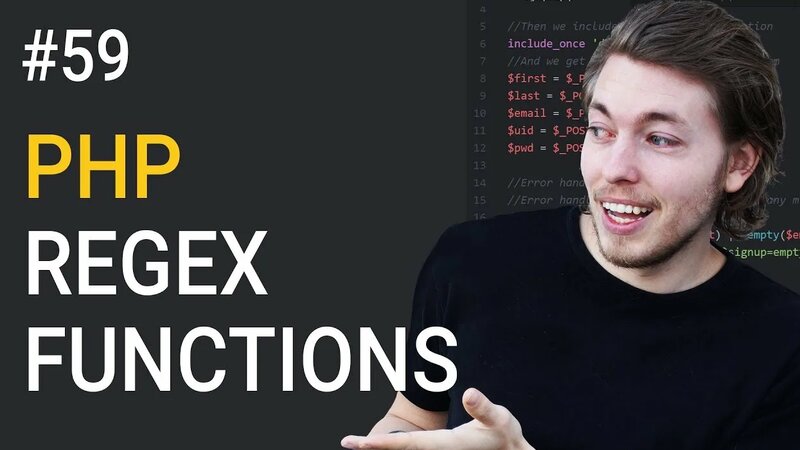 59 Functions Using Regular Expressions Php Tutorial Learn Php 5518