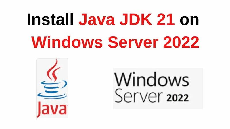 How to install java 21 on Windows Server 2022 | How to Install Java jdk 21 on Windows | 2024 ...