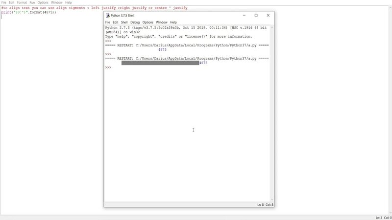 How To Align Text In Python ? l Positioning Text In Python l Justify Text In Python - Yandex ...