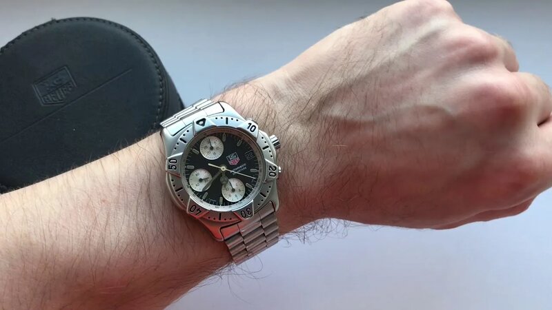 TAG Heuer Super 2000 Хронограф - редкий винтаж из 90-х - Смотреть ...