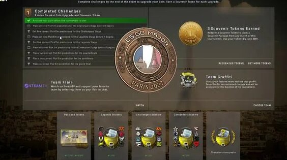 CS:GO Item Blast Paris Major 2023 Viewer Pass + 3 Souvenir Tokens 구매 - Смотреть онлайн в поиске ...