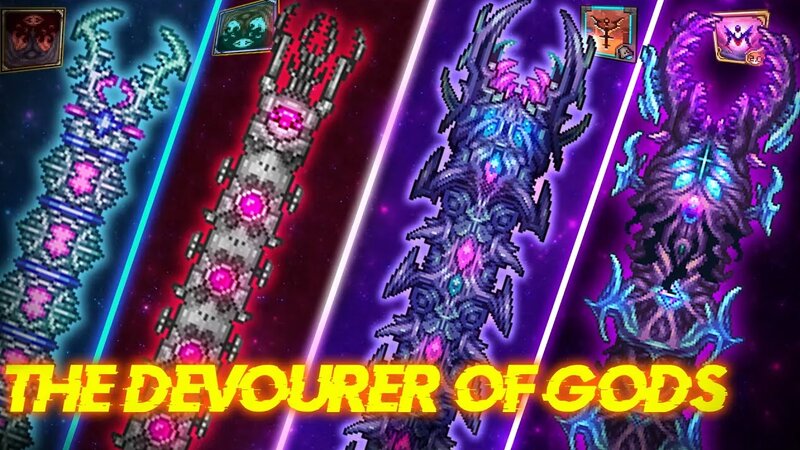 Evolution of Devourer of Gods (2016 - 2024) | Terraria Calamity Mod Evolution - Смотреть онлайн ...