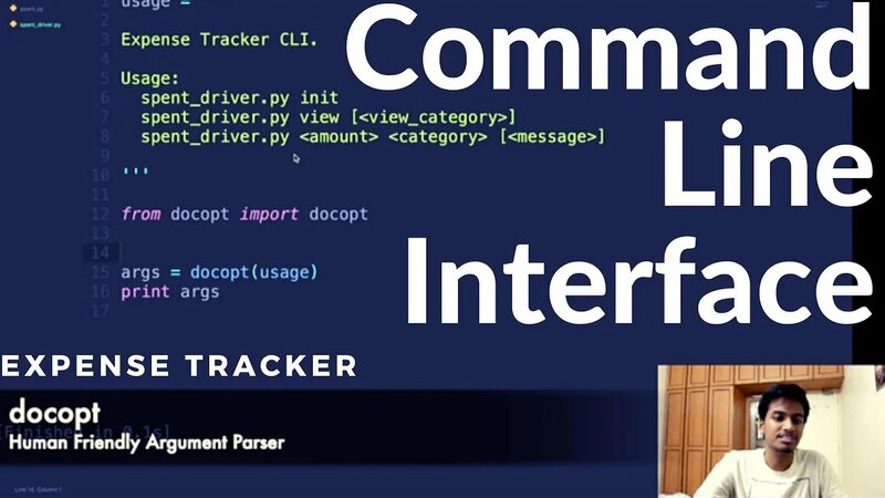 Designing Awesome Command Line Interfaces Easily | Docopt | Python | Expense Tracker - Смотреть ...