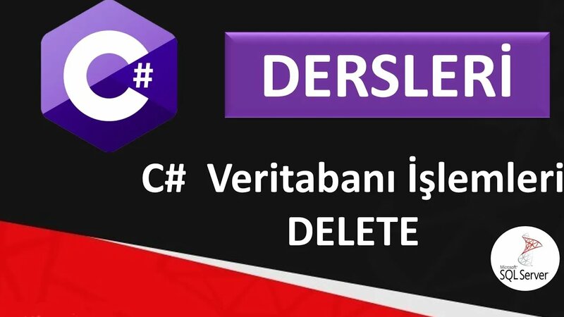 C# Dersleri : Visual Studio 2022 ile SQL ve C# Delete İşlemi - Adım Adım Proje Rehberi 2024 ...