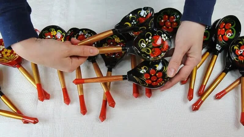 Музыкальные ложки - Деревянные ложки для музыки - Ложкари - Смотреть ...