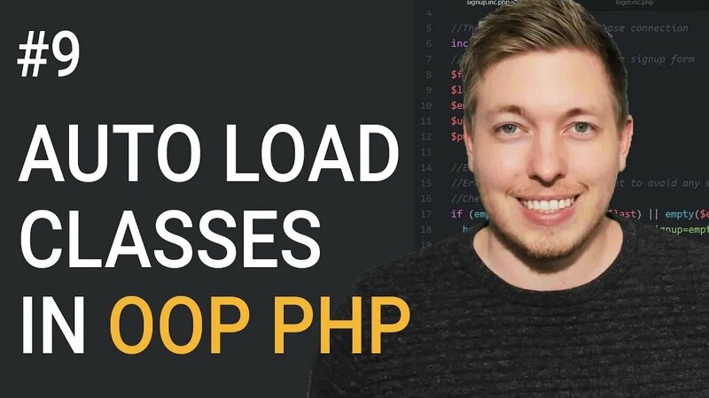 9: Load Classes Automatically In OOP PHP | Object Oriented PHP Tutorial | PHP Tutorial | mmtuts