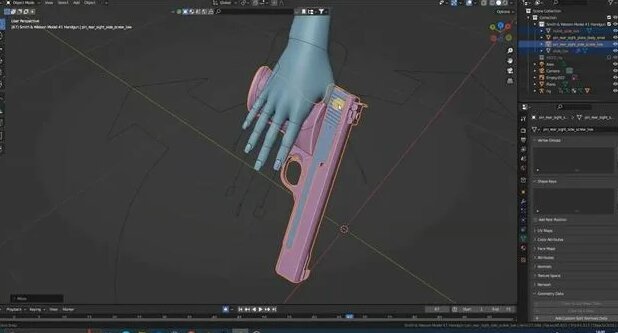 Как создать анимацию перезарядки оружия в Blender Часть 1 Смотреть онлайн в поиске Яндекса