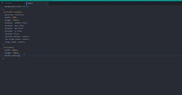 Красивый прелоадер для сайта на чистом Html и Css Simple Preloader Using Html And Css