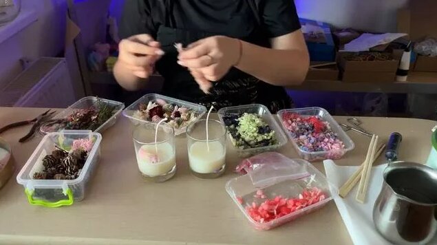 Аквариумные свечи. свечи из геля своими руками. DIY candle. как сварить ...