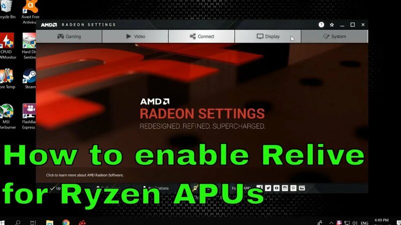 How to unlock enable install AMD Relive for Ryzen APU - AMD Relive not showing up - Смотреть ...