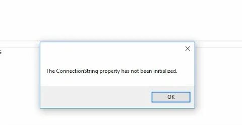 Connection property has not been initialized || Error Solved in 2 ...