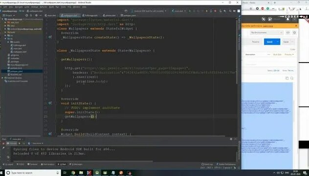 Flutter Wallpaper App | Flutter Tutorial For Beginners Android Studio | Lazy Coder - Смотреть ...