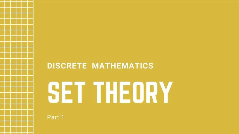 Discrete Mathematics Set Theory Introduction | Set Theory Basic | Set Theory Part 1| Set Theory ...