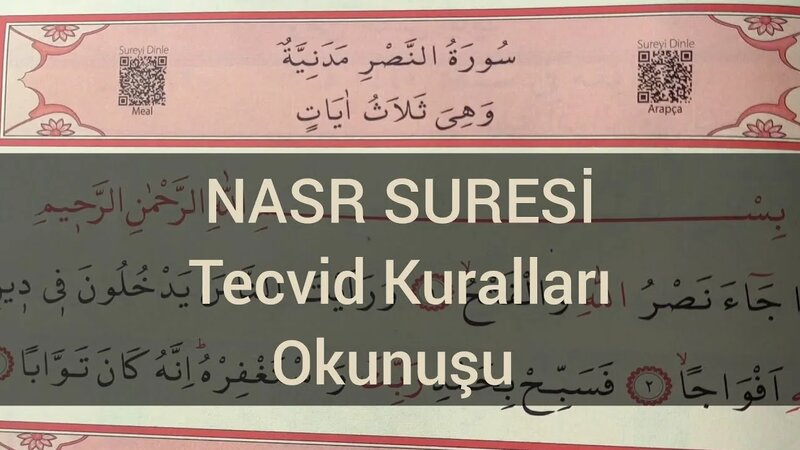 Nasr Suresi Nasıl Okunur | Tecvid kuralları | Kur’an-ı Kerimi yeni öğrenenlere - Смотреть онлайн ...