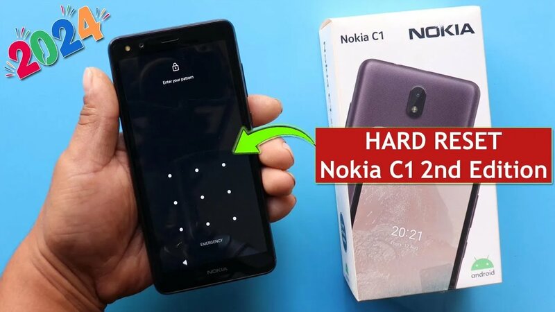 How To Hard Reset Nokia C1 2nd Edition (Ta-1380) All Method Fail Solution 100% Working 2024 ...