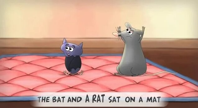CAT ON THE MAT - Fantastic Phonics learn to read program - www.Early ...