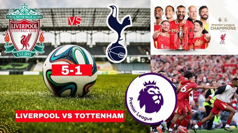 Liverpool vs Tottenham 5-1 Live Premier League Football EPL Match Score Commentary Highlights FC ...