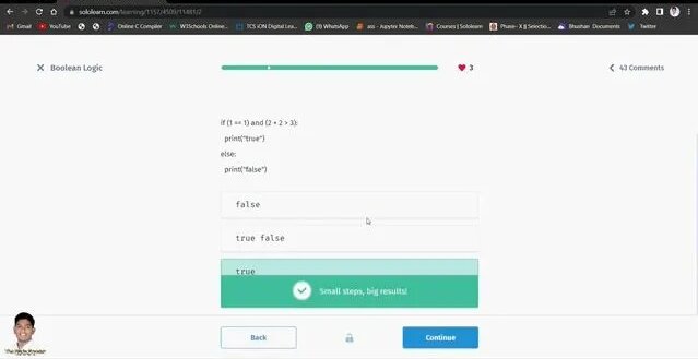 Sololearn Python For Beginner Full Course With Answer Free Certification Python Answers ...