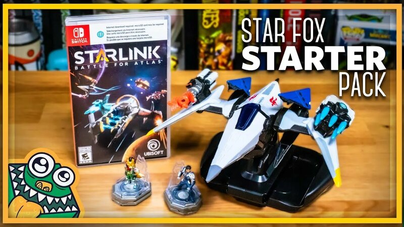 Starlink Battle for Atlas NIntendo Switch Star Fox Starter Pack Unboxing and Review