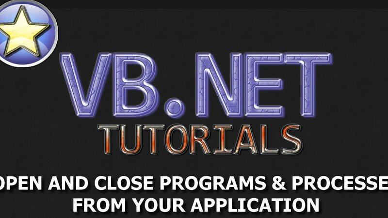 VB.NET Beginner Tutorial - Start and Kill Programs and Processes (Visual Basic .NET) - Смотреть ...
