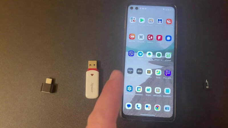 Как Перенести Файлы с Телефона на USB Флешку _ Переносим Музыку и Фото ...