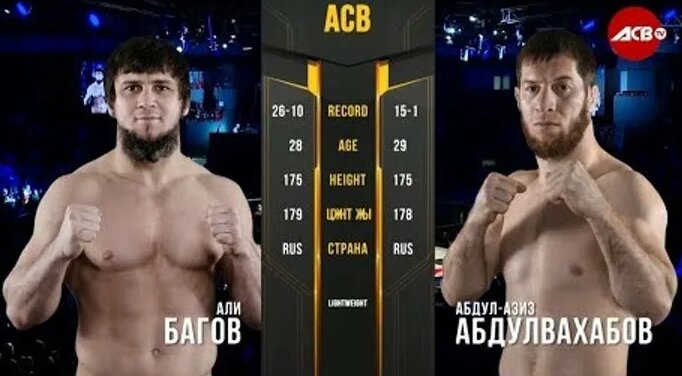 Видео ACB 89: Абдул-Азиз Абдулвахабов (Россия) - Али Багов (Россия) | OK.RU - Смотреть онлайн в ...