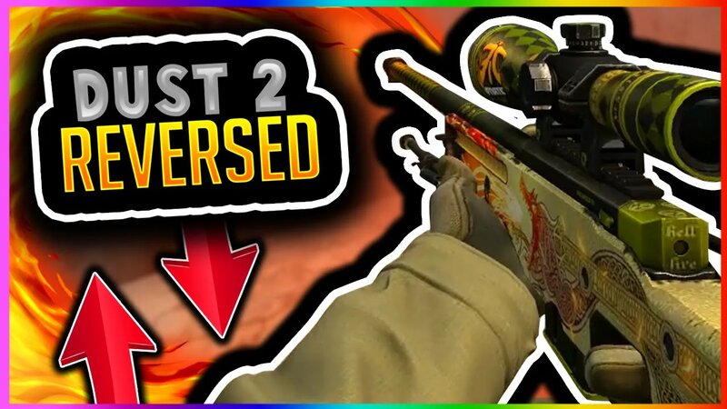 CSGO - DUST 2 Reversed!! Mirrored Dust 2 Gameplay (CS GO How To Download Dust 2 Mirror Workshop ...