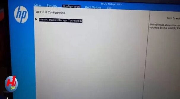HP 15S-du2062TU Bios configuration । HP BIOS Configuration Utility । HP Bios windows 10 setup ...