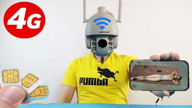 Лучшая 4G камера видеонаблюдения камера с сим картой которая спасает ...