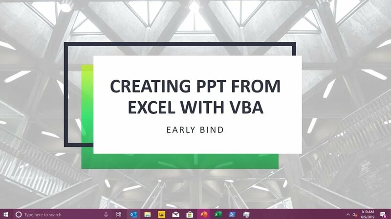 How to Create A PowerPoint Presentation from Excel using VBA v1 - Смотреть онлайн в поиске ...